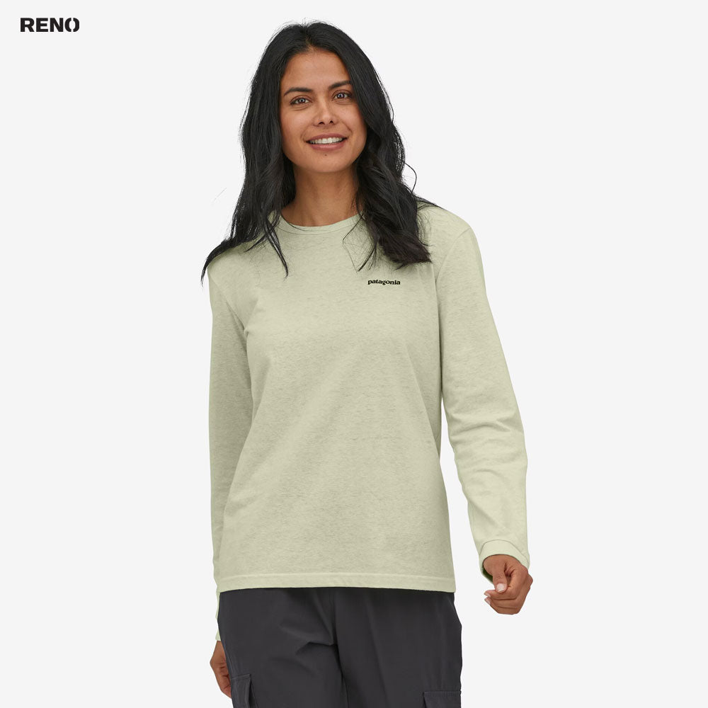 Patagonia T-shirt P-6 Logo Responsabili-tee L/S Fem. – renosport