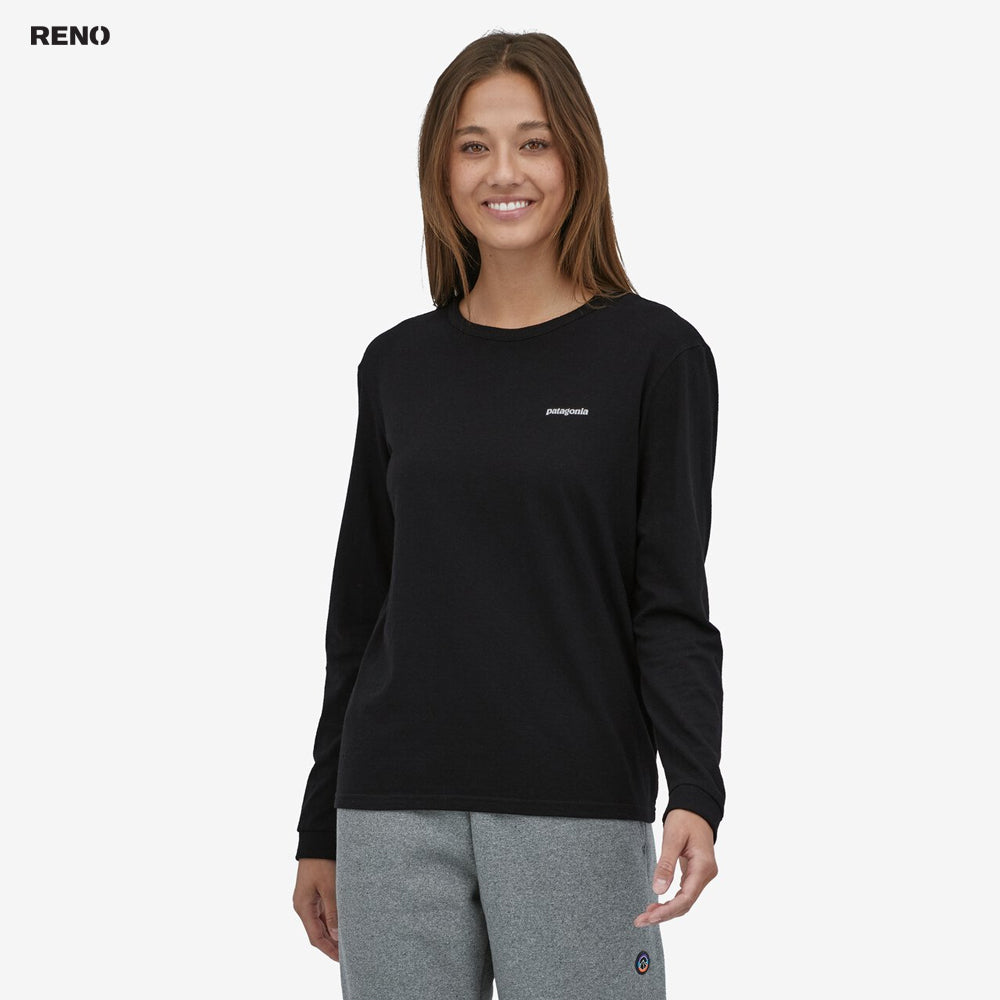 Patagonia T-shirt P-6 Logo Responsabili-tee L/S Fem. – renosport